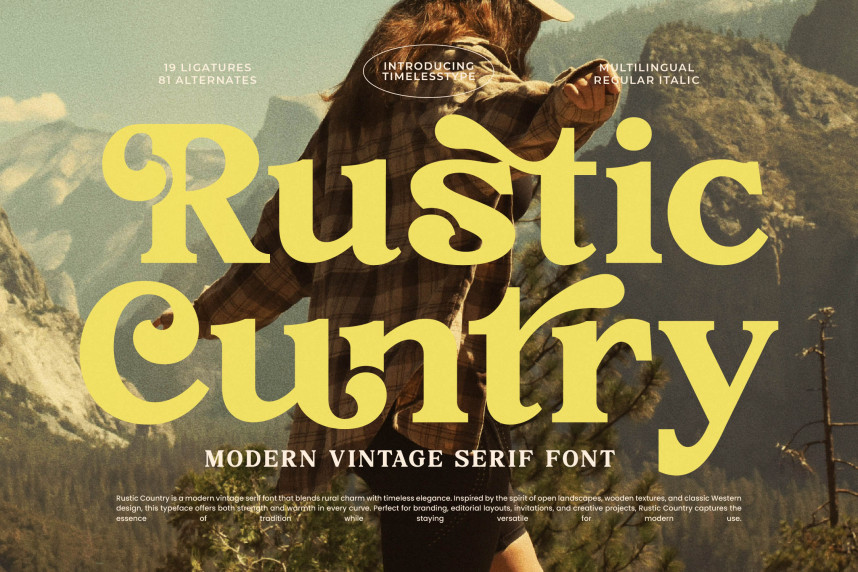 Rustic Cuntry Font - Download Free Font