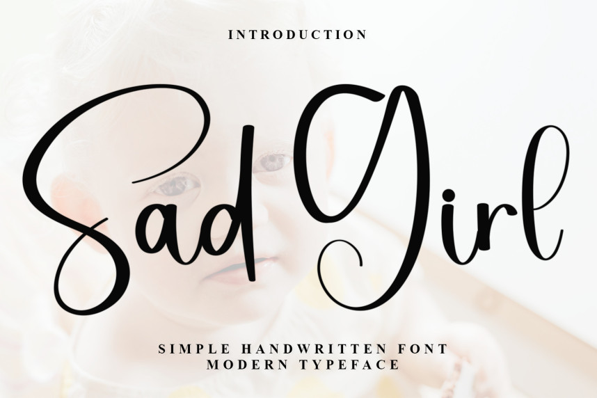 Sad Girl Style Script Font - Download Free Font