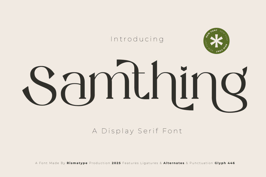 Samthing Font - Download Free Font