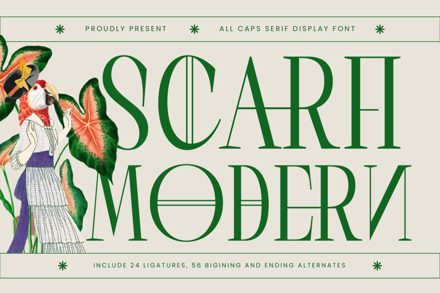 Scarfi Modern Serif Typeface - Download Free Font