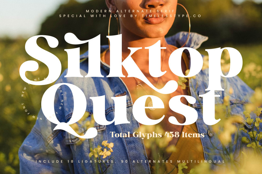 Silktop Quest Serif Typeface - Download Free Font