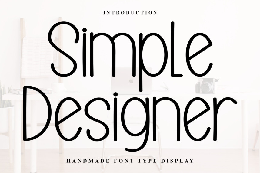 Simple Designer Handmade Font - Befonts