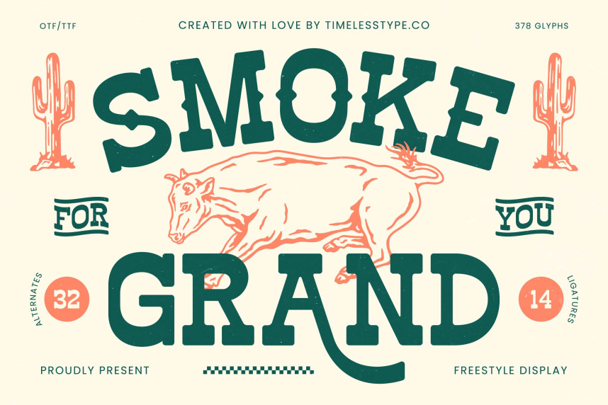 Smoke Grand Font - Download Free Font