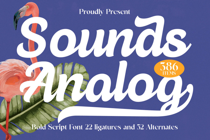 Sounds Analog Font - Download Free Font
