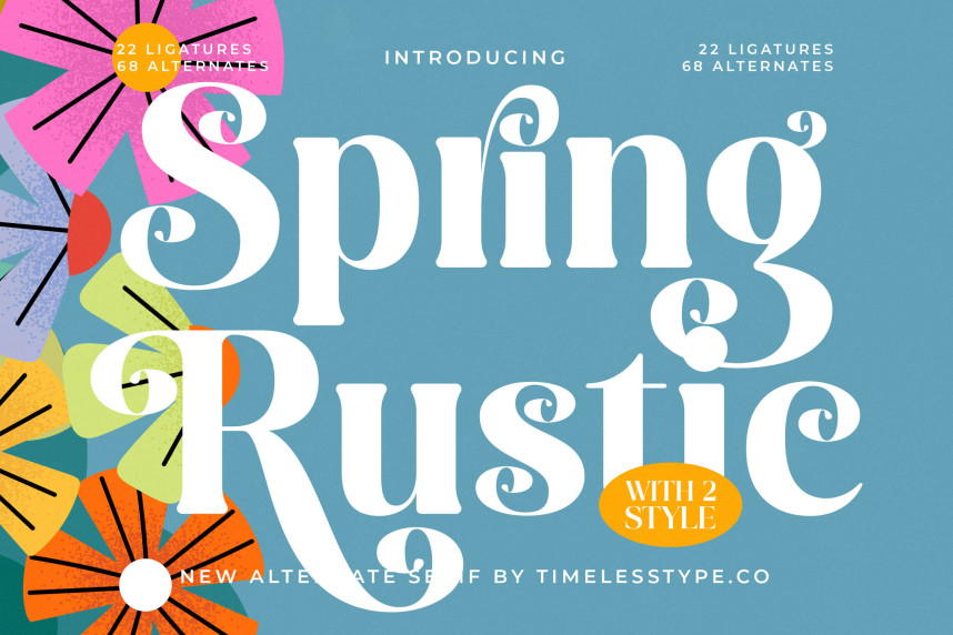 Spring Rustic Font - Download Free Font