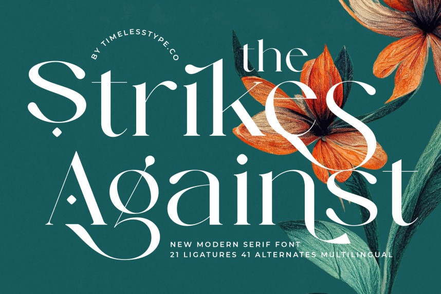 Strikes Against Font - Download Free Font