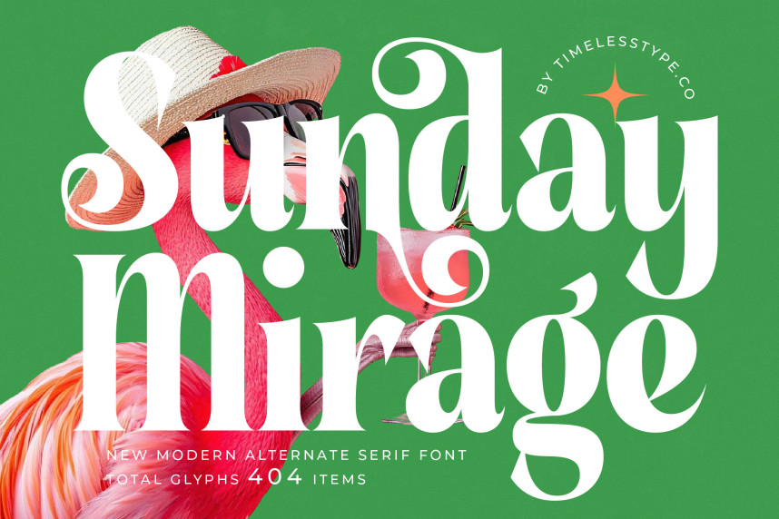 Sunday Mirage Font - Befonts