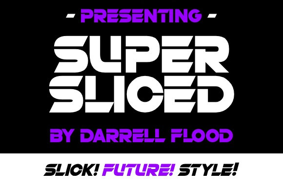 Super Sliced Font - Befonts