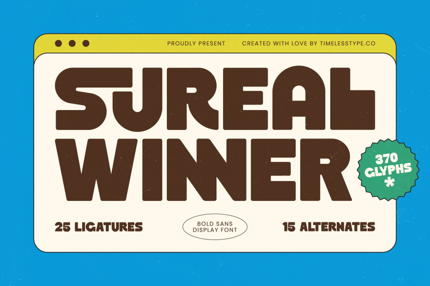 Sureal Winner Font - Download Free Font