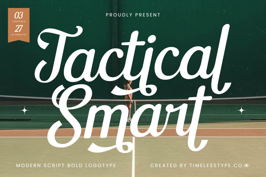 Tactical Smart - Modern Script Font - Download Free Font
