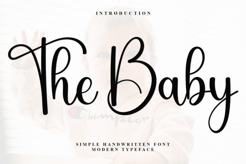 The Baby Style Script Font - Befonts
