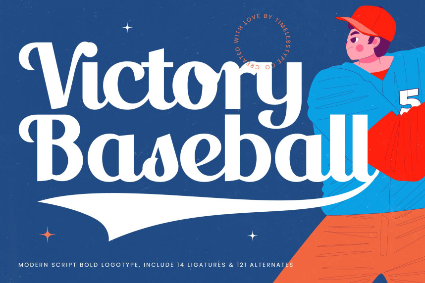 Victory Baseball Font - Download Free Font