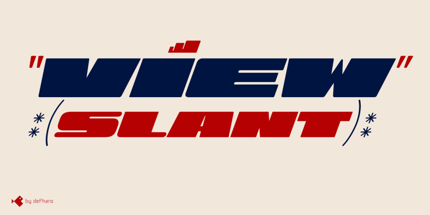 View Slant Font - Download Free Font