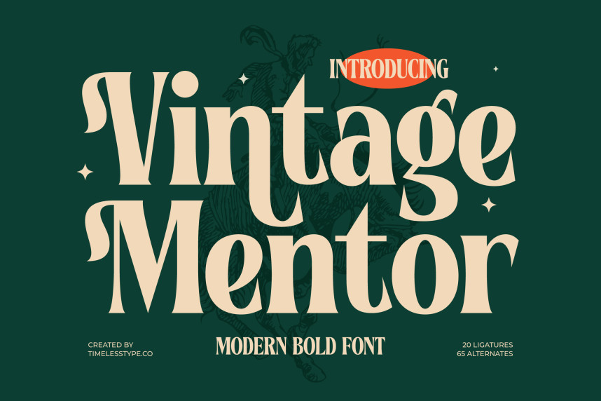 Vintage Mentor Font - Befonts