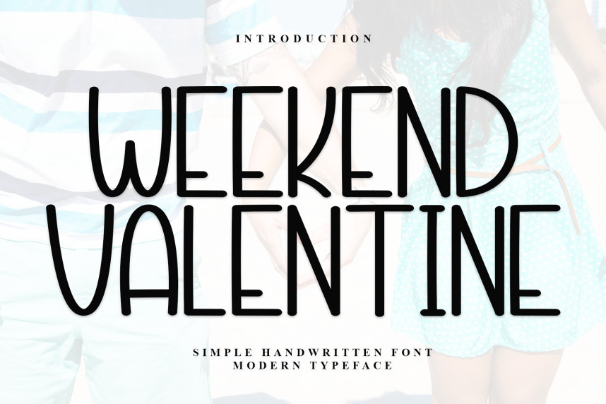 Weekend Valentine Handmade Font - Download Free Font