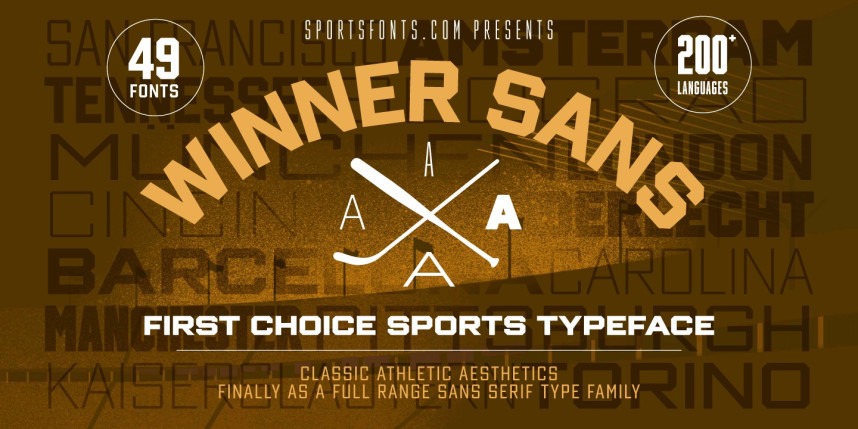 Winner Sans Font - Download Free Font
