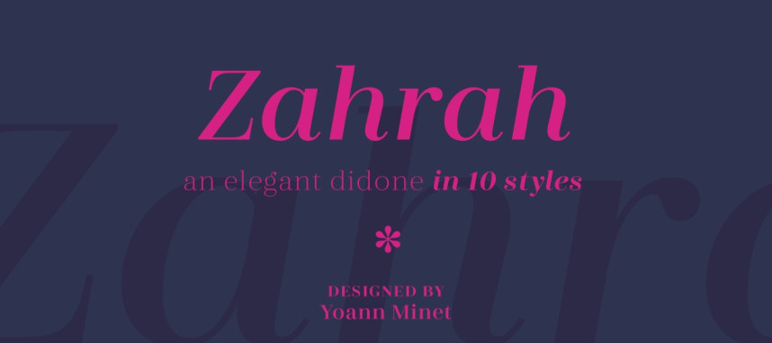 Zahrah Font Family - Befonts