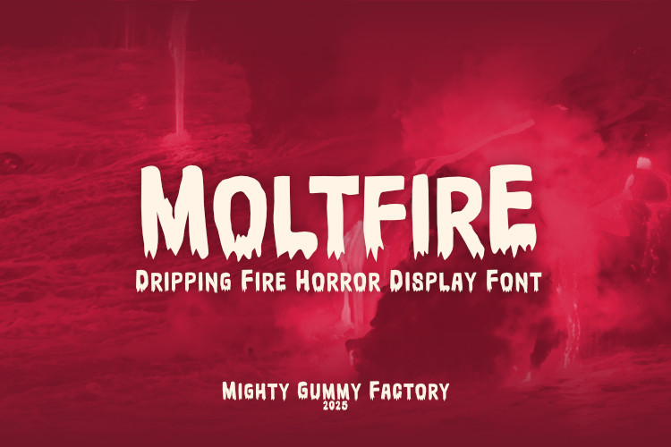 Moltfire – Dripping Fire Horror Font - Download Free Font