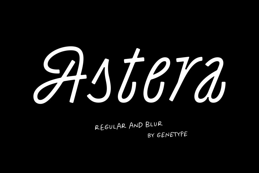 Astera – Modern Handwritten Script Font - Download Free Font