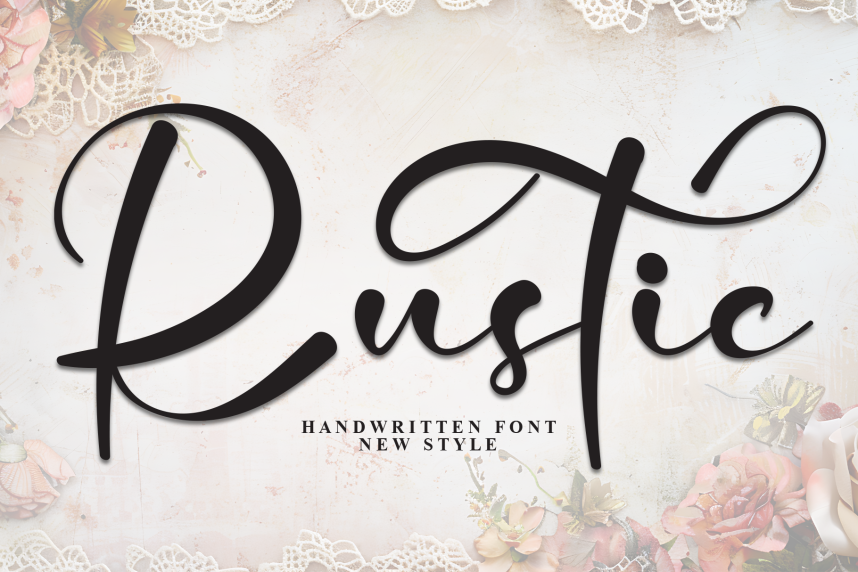 Rustic - Modern Handmade Font - Download Free Font