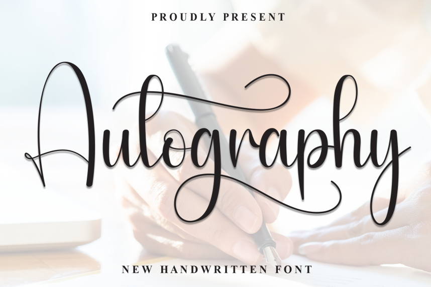 Autography - New Style Handwritten Font - Download Free Font