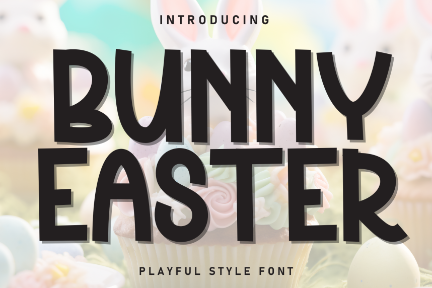 Bunny Easter Playful Font - Befonts