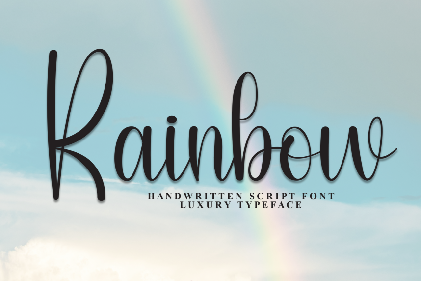 Rainbow - New Style Handwritten Font - Befonts