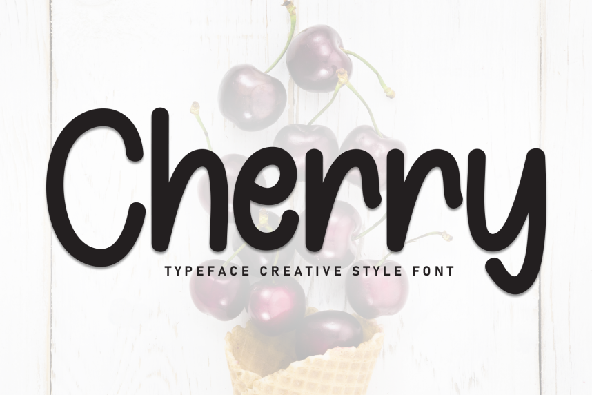 Cherry - Modern Handmade Font - Befonts