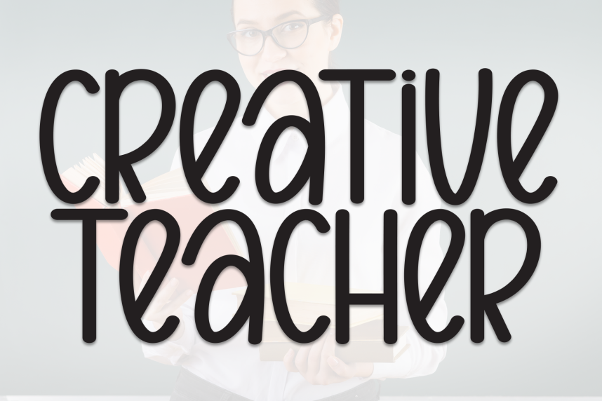 Creative Teacher Handcrafted Font - Befonts