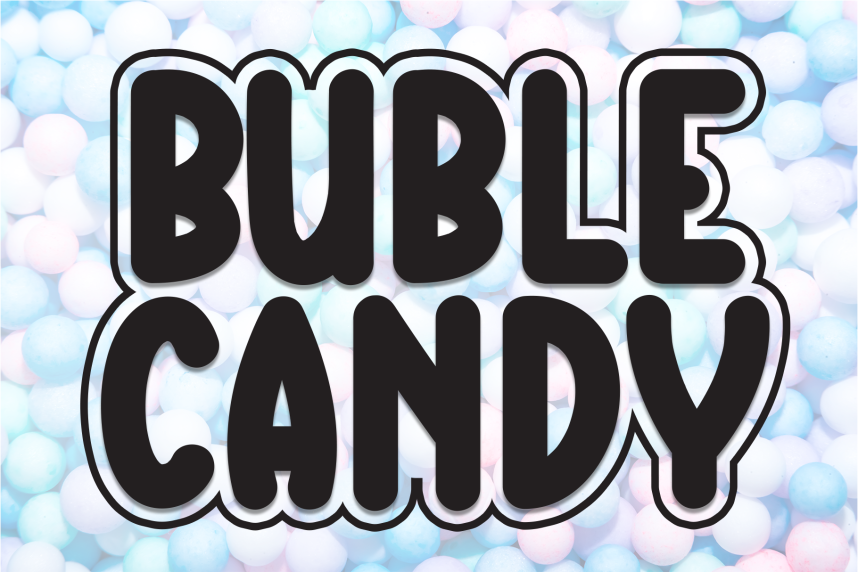 Buble Candy Playful Font - Befonts