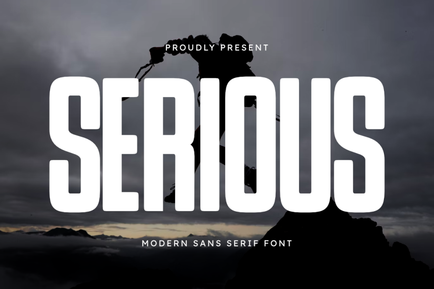 Serious Font - Download Free Font