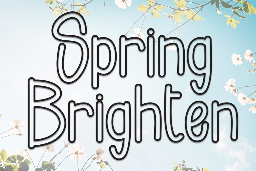 Spring Brighten - Playful And Unique Font - Befonts