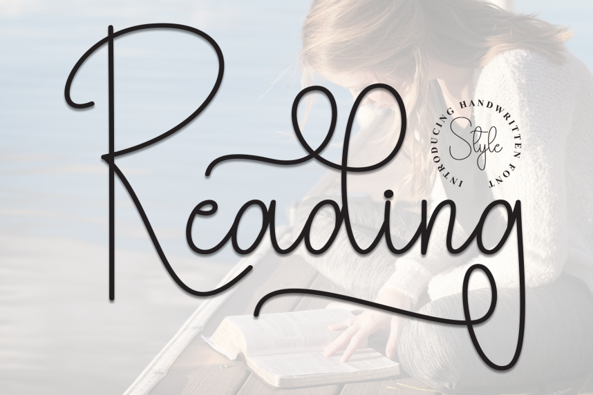 Reading Handwritten Script Font - Befonts