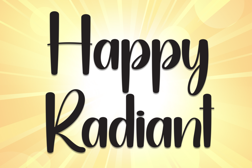 Happy Radiant Style Script Font - Befonts