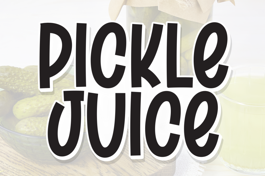 Pickle Juice Playful Font - Download Free Font