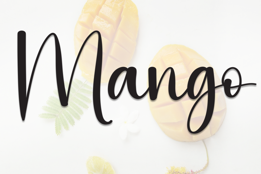 Mango Simple Handwritten Font - Befonts