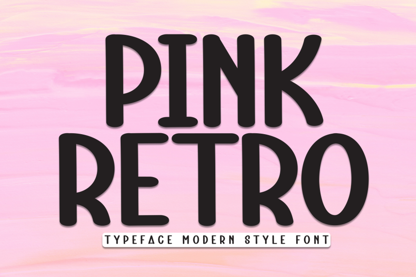 Pink Retro Playful Font - Download Free Font
