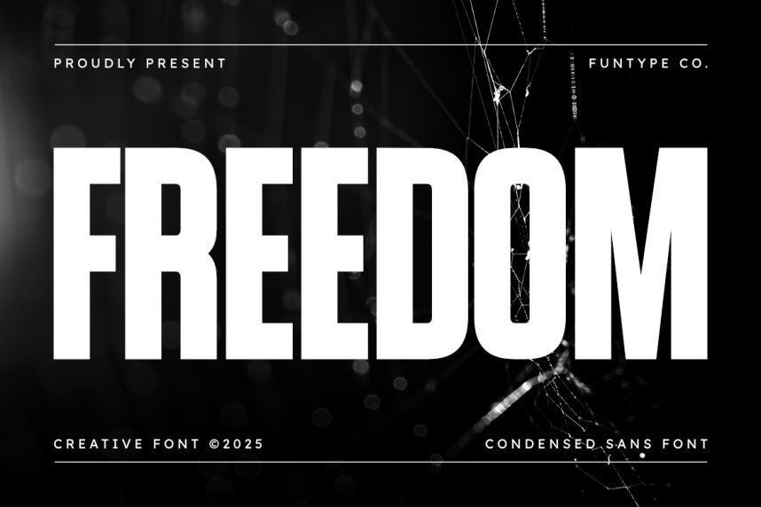 Freedom Condensed Font - Download Free Font