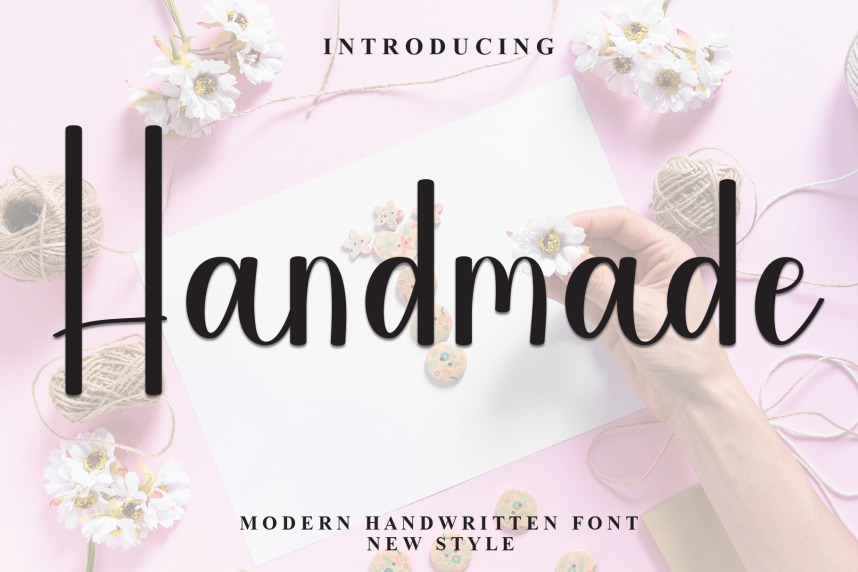 Handmade - Modern Handmade Font - Befonts