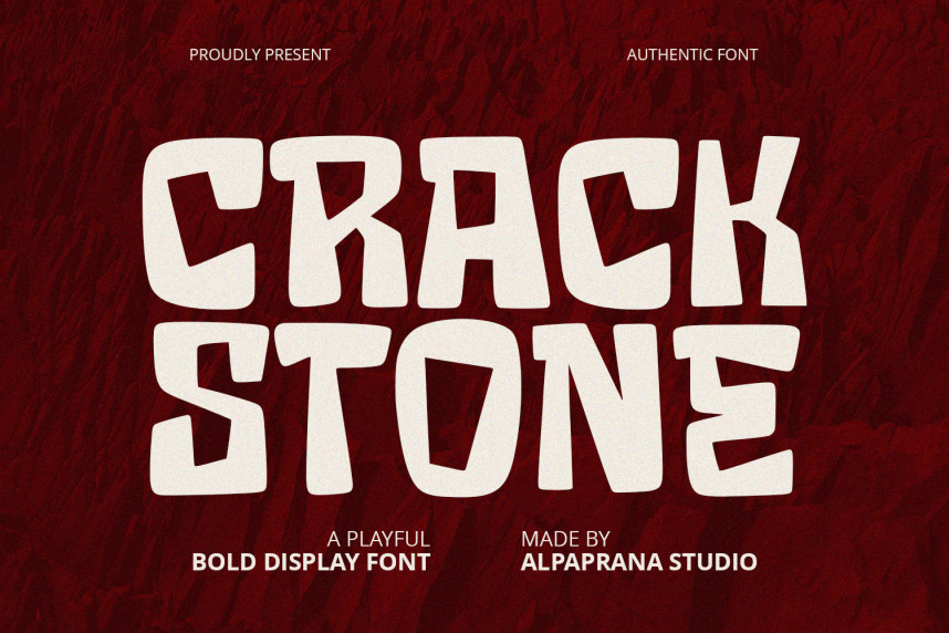 Crack Stone - Display Font - Download Free Font