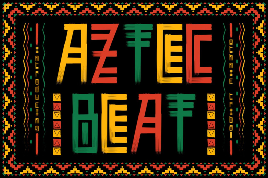 Aztec Beat Font - Befonts
