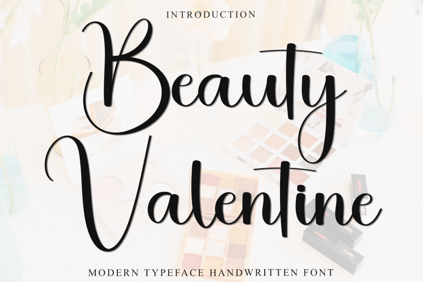 Beauty Valentine - Modern Handwritten Font - Befonts