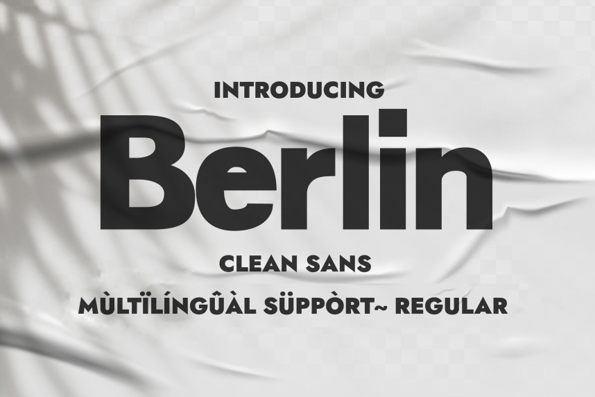 Berlin Sans Serif Font - Befonts