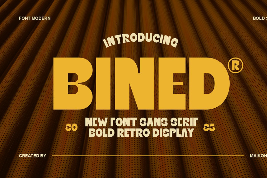 Bined Font - Download Free Font