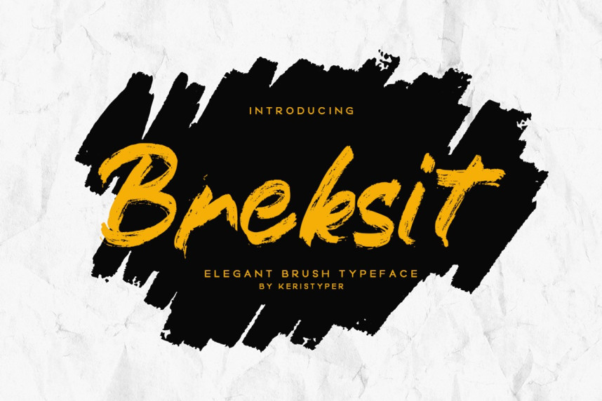 Breksit Brush Font - Download Free Font