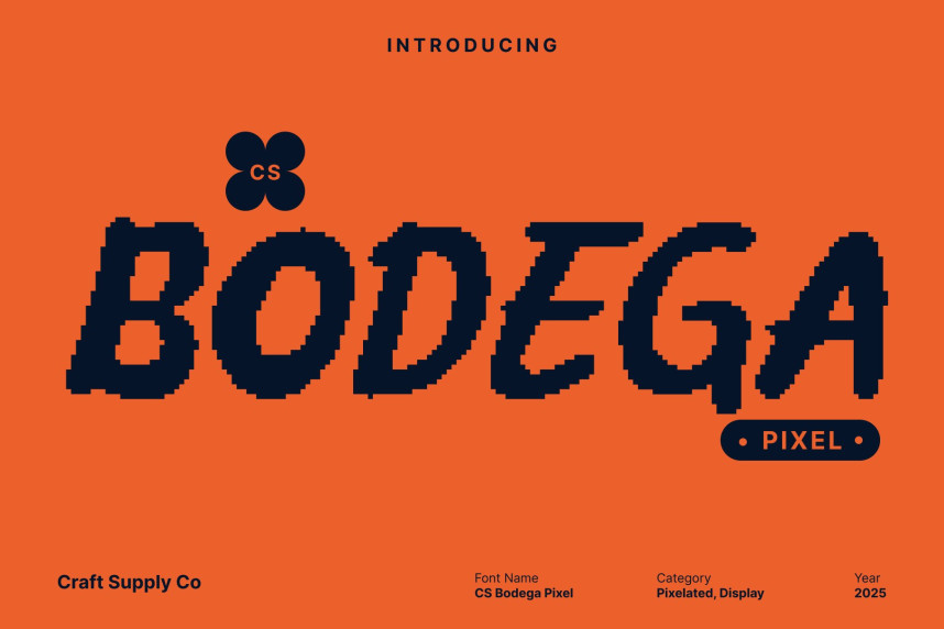 CS Bodega Pixel Font - Download Free Font