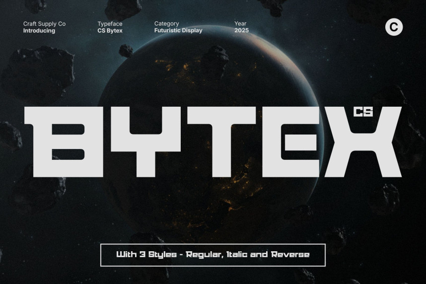 CS Bytex Font - Download Free Font