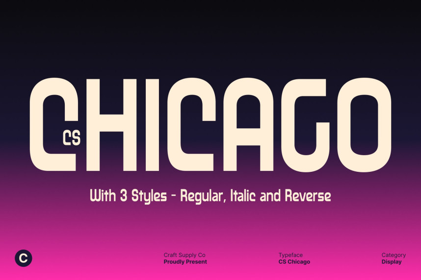 CS Chicago Font - Download Free Font