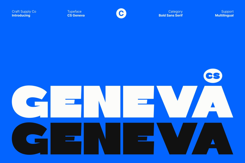 CS Geneva Font - Download Free Font