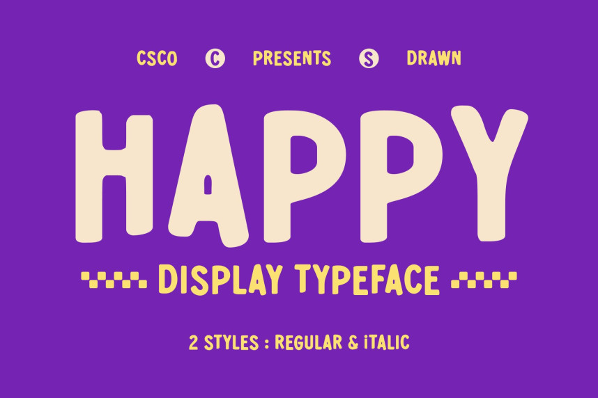 CS Happy Drawn Font - Download Free Font